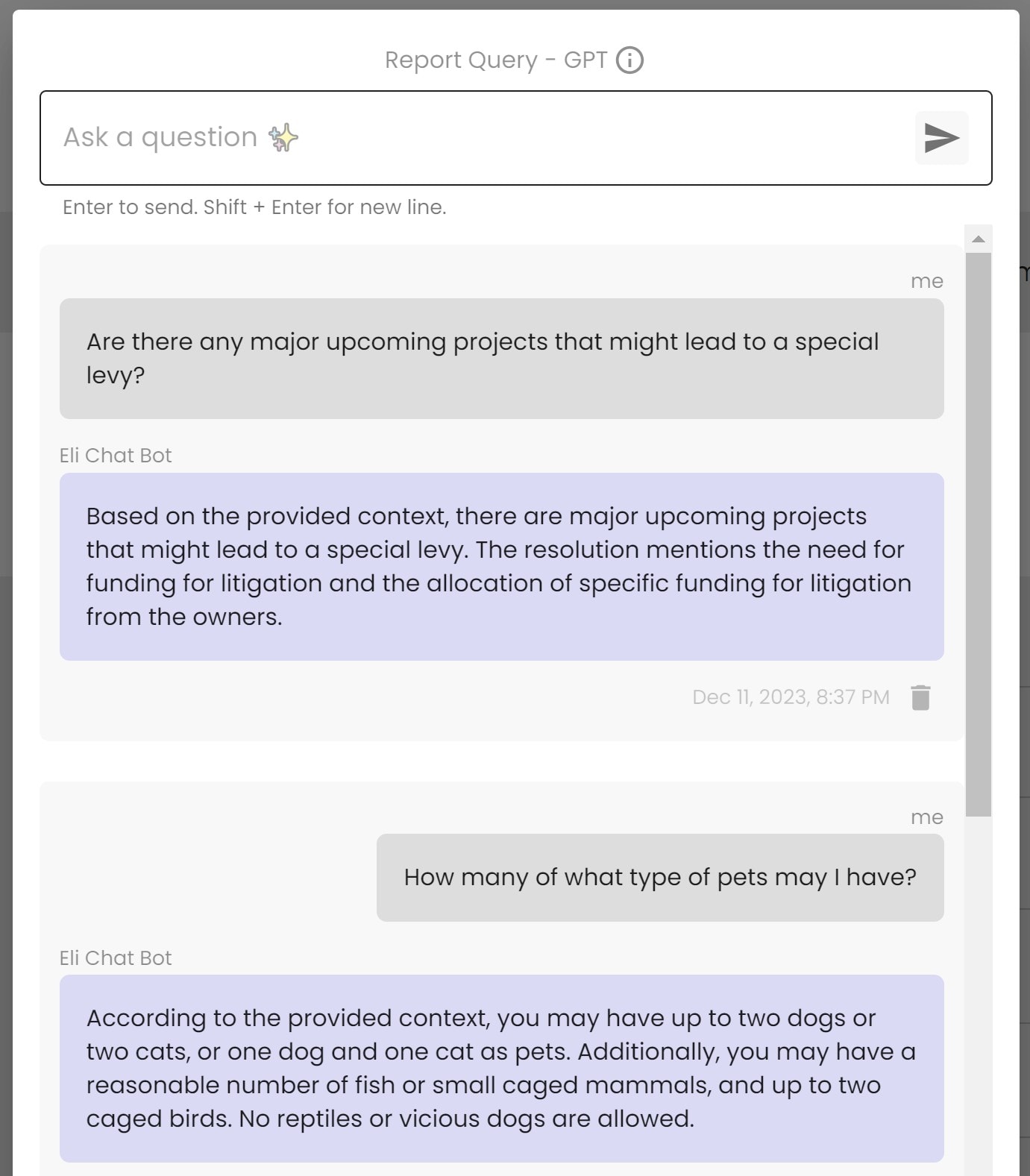 GPT within Eli Report - Eli Report